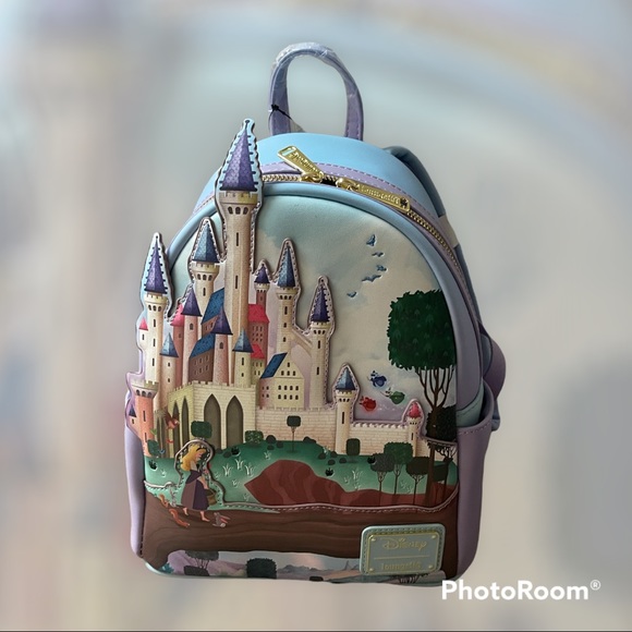 Loungefly | Bags | Loungefly Disney Princess Castle Sleeping Beauty ...